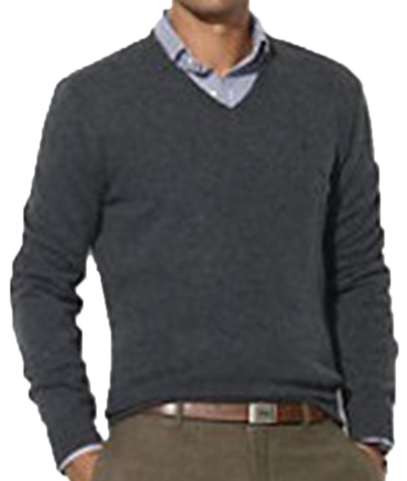 ראלף לורן-RALPH LAUREN SWETER MEN - Dark Gray - MALLSHOES - קניון ...
